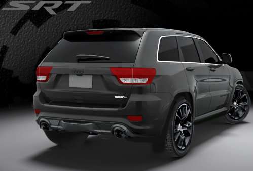 The 2013 Jeep Grand Cherokee SRT8 Vapor Edition rear end | Torque News
